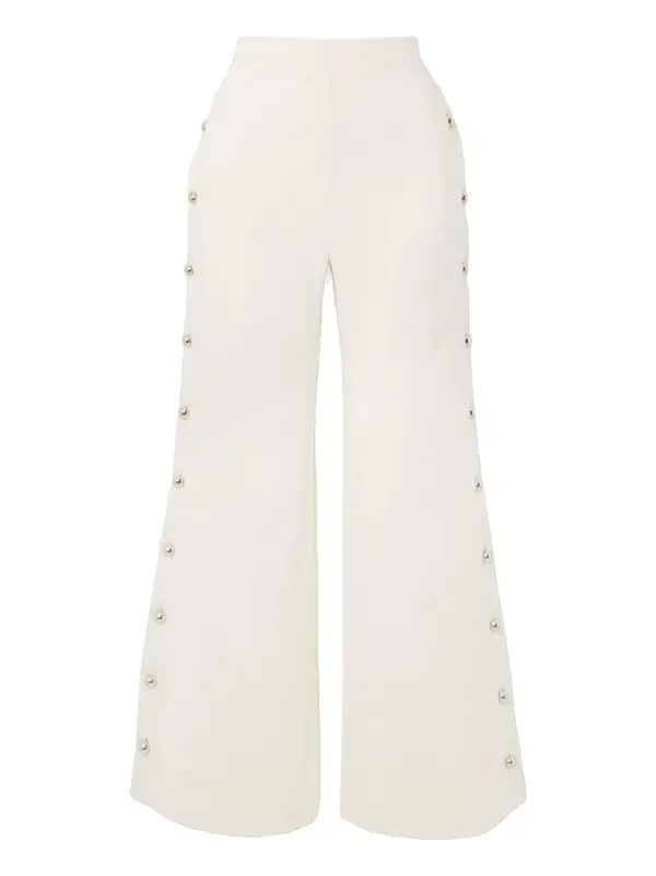 Alix Of Bohemia Holland Linen Wide-leg Pants - Neutrals