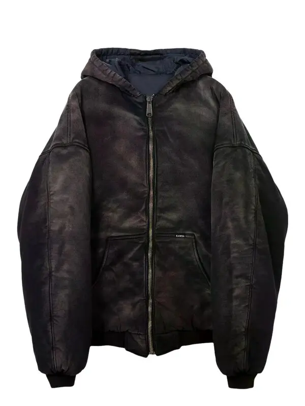 KAMIYA Reversible Hooded Jacket - Black