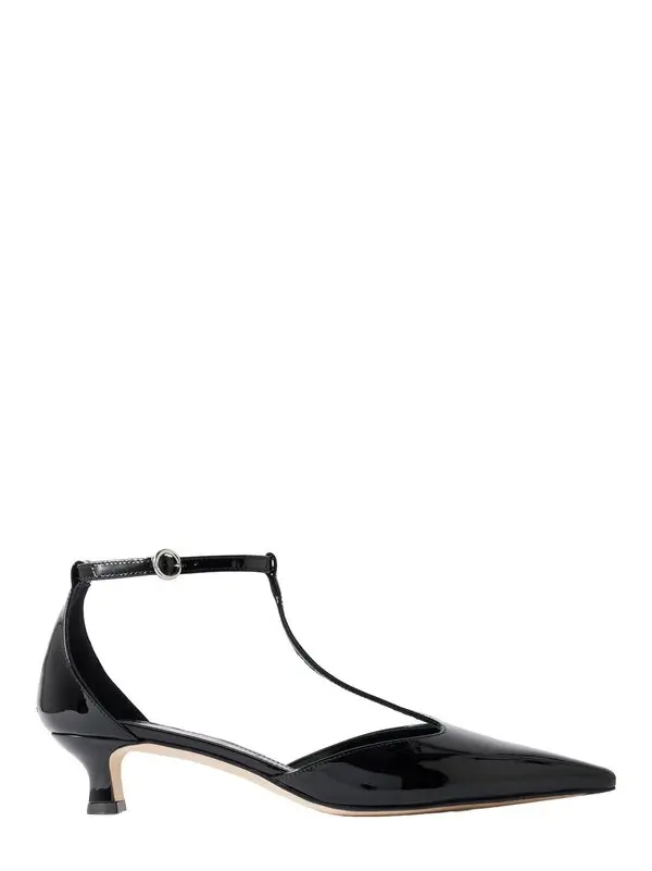 AeydĒ Liz Patent-leather Pumps - Black