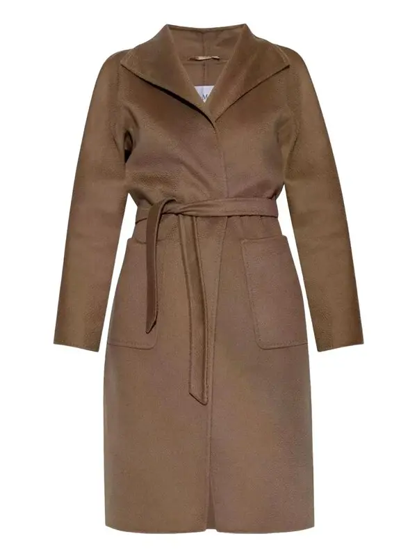 Max Mara Belted Coat - Brown