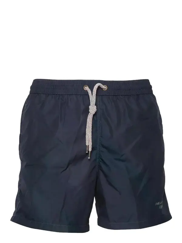 BALLANTYNE Drawstring Swim Shorts - Blue
