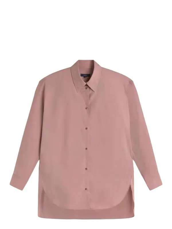 Soeur Curved-hem Shirt - Pink