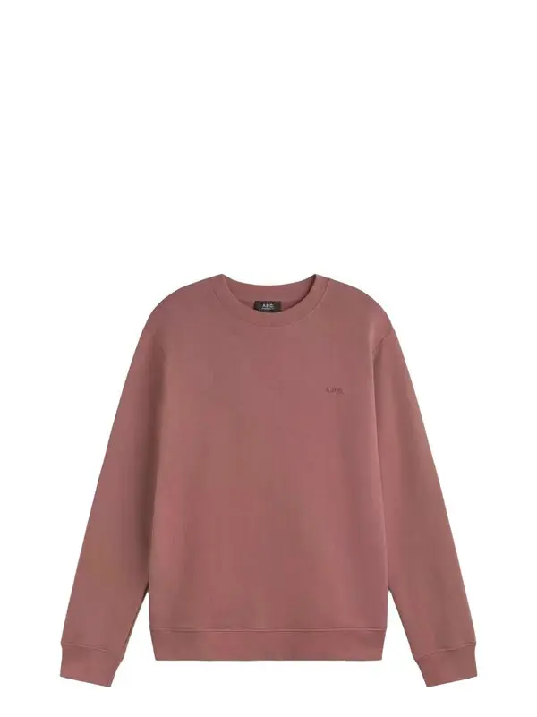 A.p.c. Embroidered Logo Sweatshirt - Pink