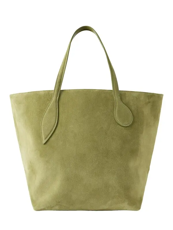 LIFFNER Sprout Large Suede Tote - Green