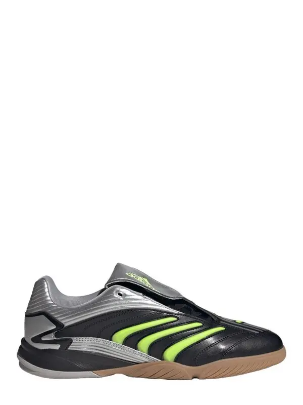 Adidas Predator Sala Shoes - Core Black / Signal Green / Silver Metallic