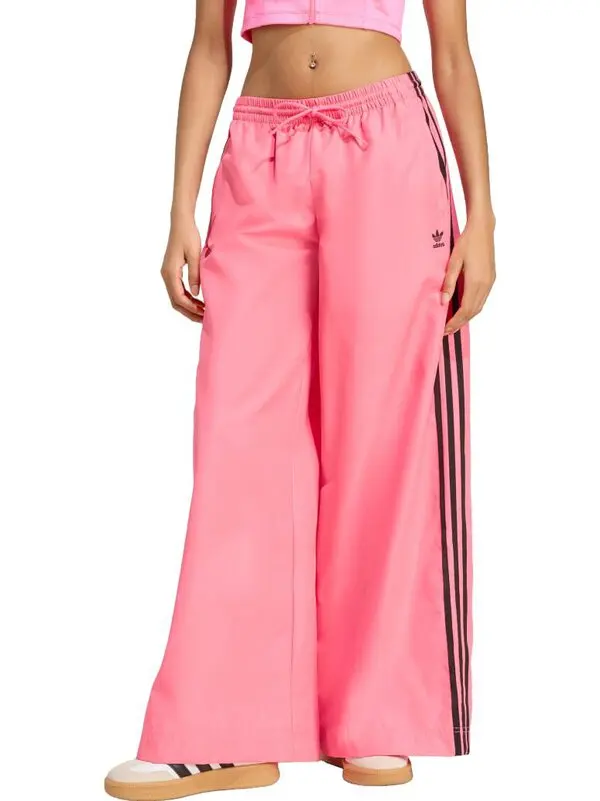 Adidas Adicolor Firebird Oversized Track Pants - Lucid Pink / Black