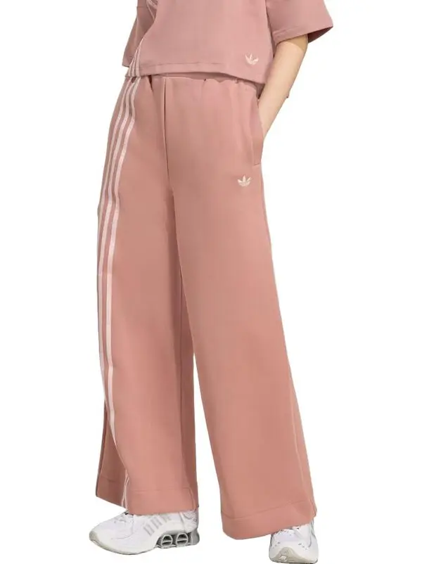 Adidas Off-placed 3-stripes Wide Pant - Warm Clay