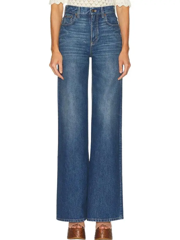 Chloé Wide-leg Denim Jeans - Hazy Blue