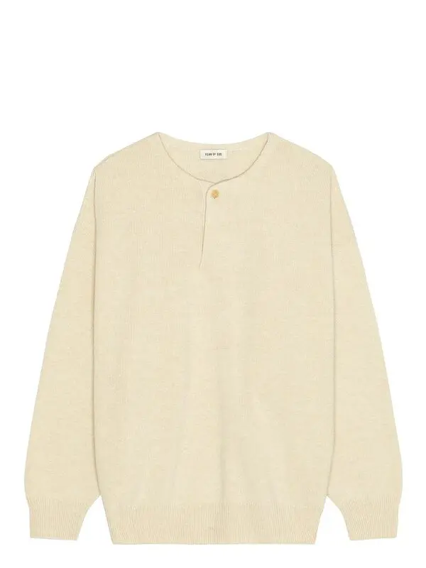 Fear Of God Henley Sweater - Bone