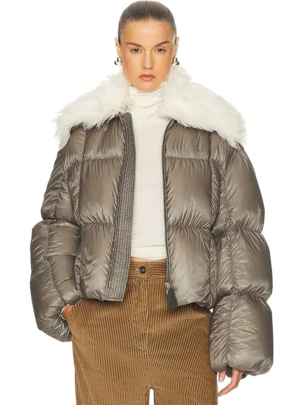JIL SANDER Down Jacket - Plantain