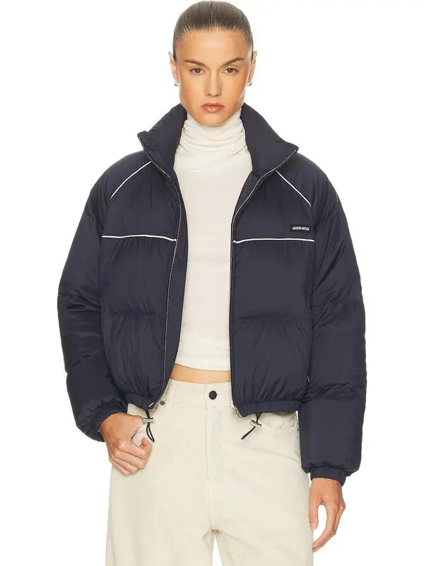 Miu Miu Puffer Coat - Bleu