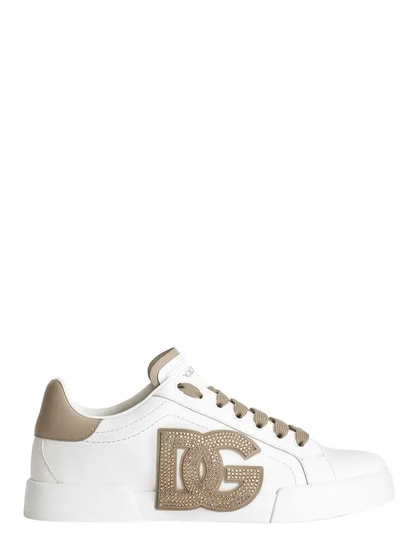 Dolce & Gabbana Calfskin Portofino Light Strobel Sneakers - Multicolor