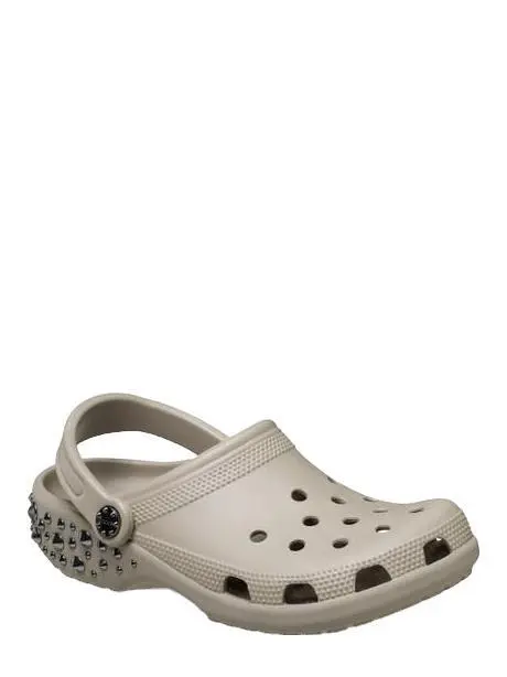 CROCS Studded Classic Clog - Taupe