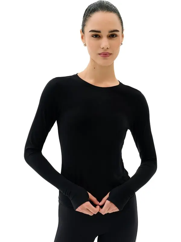 Splits59 Airweight Lite Long Sleeve Top - Black