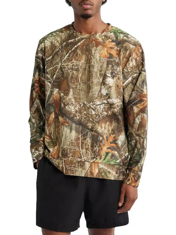 SANTO STUDIO X Realtree Edge Camo Long Sleeve T-shirt - Camouflage