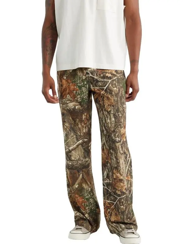 SANTO STUDIO X Realtree Edge Camo Drawstring Pants - Camouflage