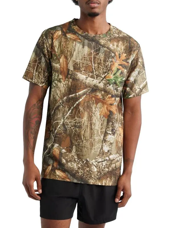 SANTO STUDIO X Realtree Edge Camo Cotton T-shirt - Camouflage