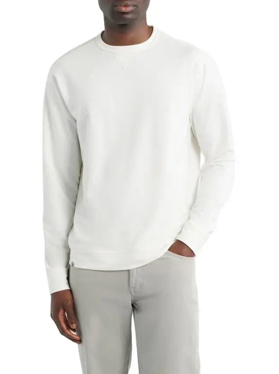 Johnnie-o Willard Crewneck Sweatshirt - Sand Dollar