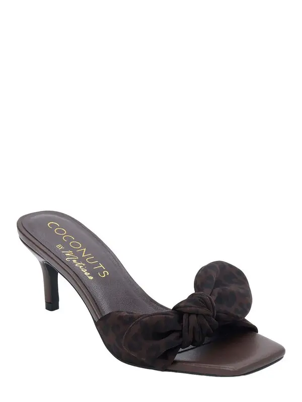 Matisse Uptown Bow Slide Sandal - Brown