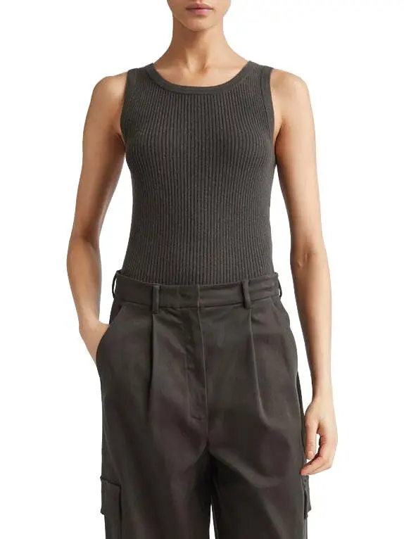 Max Mara Cipro Wool & Cashmere Sweater Tank - Green