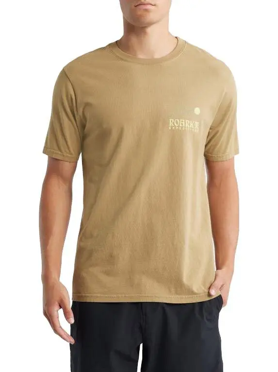 ROARK Forever Roaming Graphic T-shirt - Khaki