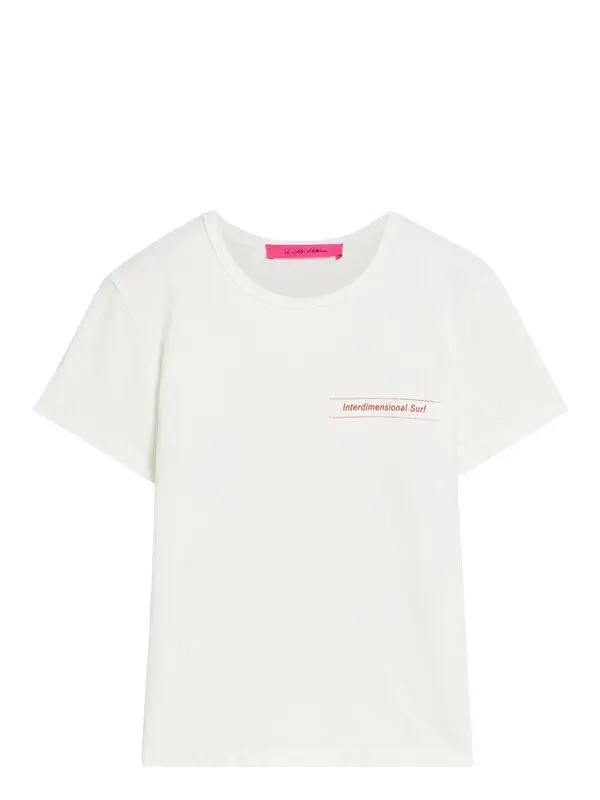 THE ELDER STATESMAN Surfyin Printed T-shirt - Ivory
