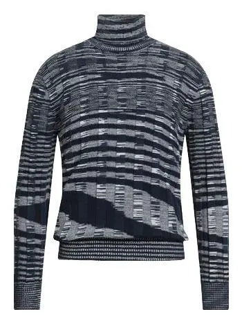 Missoni Cotton And Wool Turtleneck - Blue