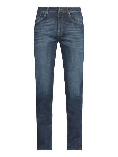 BARMAS Tapered Low Waisted Jeans - Blue