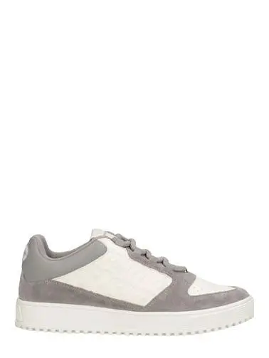 Emporio Armani Low-top Sneakers With Logo Detail - Grey