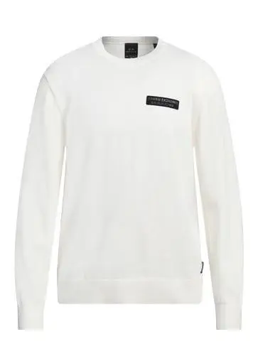 Armani Exchange Cotton Sweater - White