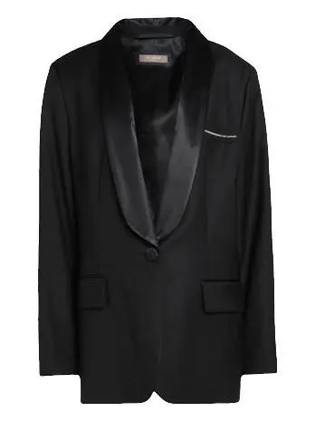 Peserico Single-breasted Blazer - Black