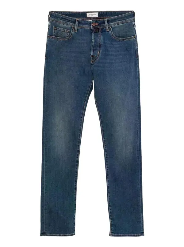 Jacob Cohen Bard Button-fly Jeans - Blue