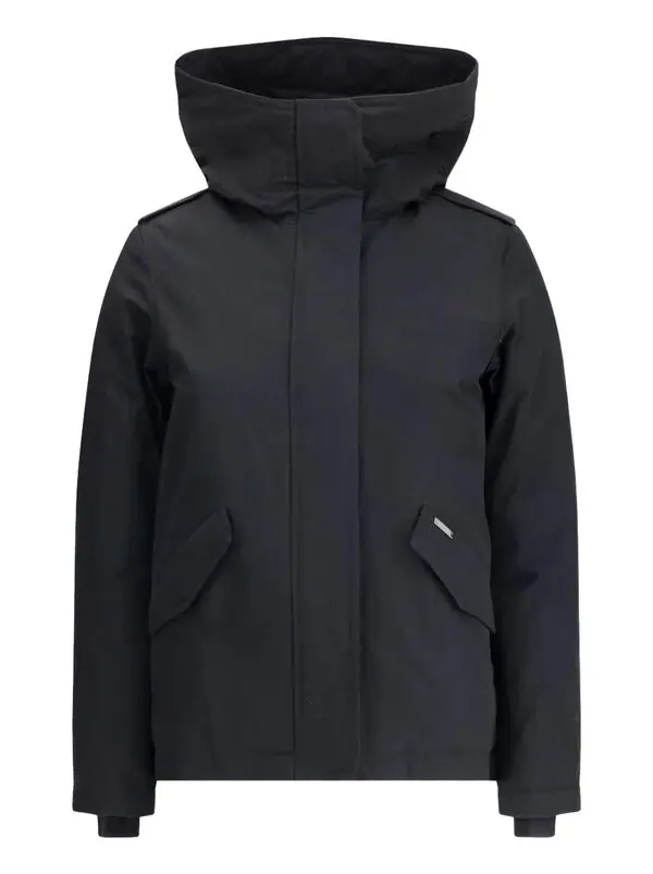 Woolrich Hooded Padded Jacket - Black