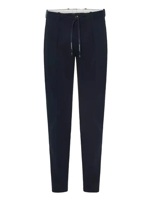 CIRCOLO 1901 Pleated Drawstring Trousers - Blue