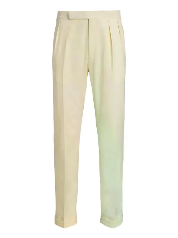 Ralph Lauren Purple Label Wool Trousers - Neutrals