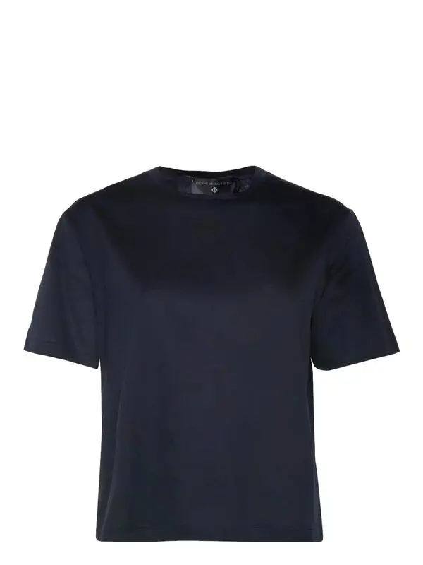 FILIPPO DE LAURENTIIS Cotton T-shirt - Blue