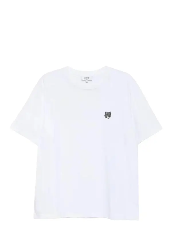 Maison Kitsuné Bold Fox Head Patch T-shirt - White