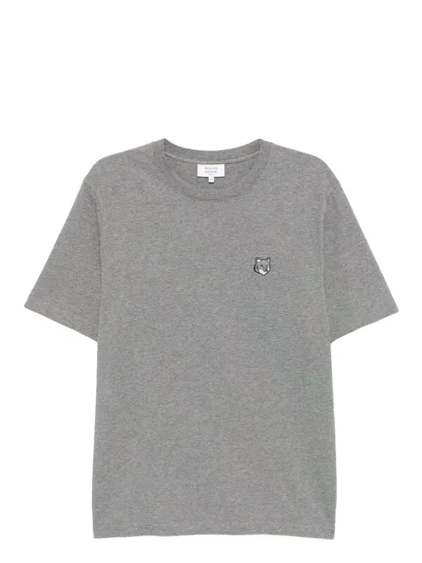 Maison Kitsuné Bold Fox Head Patch T-shirt - Grey
