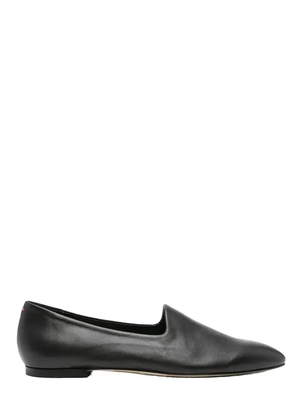 AeydĒ Vanna Almond-toe Loafers - Black