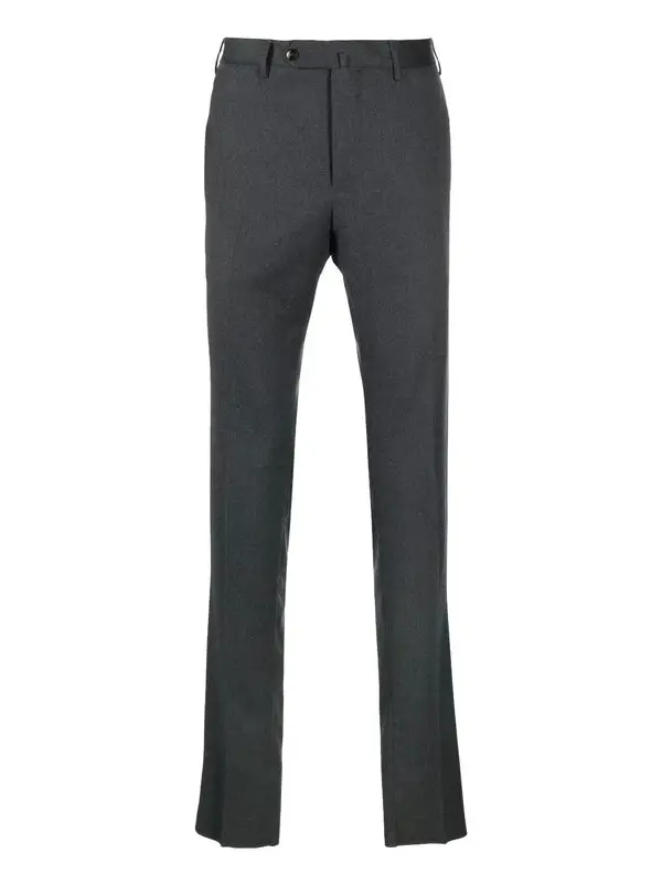 PT TORINO Slim-fit Virgin Wool Trousers - Grey