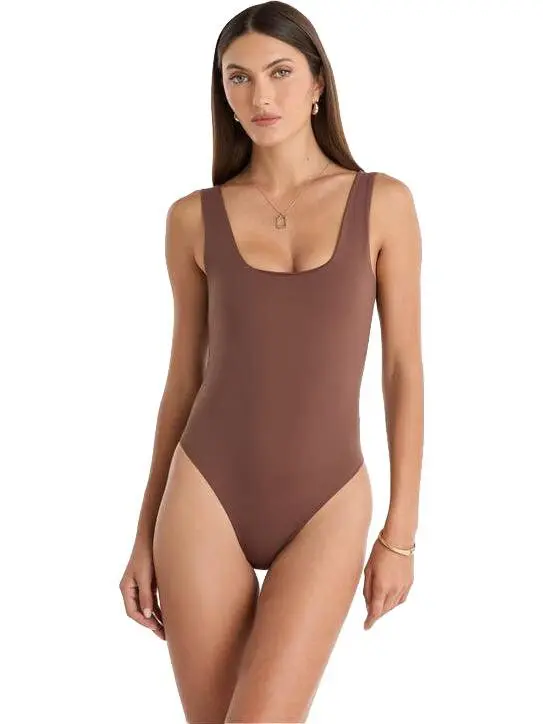 THE NOLI SHOP Loren Bodysuit - Espresso