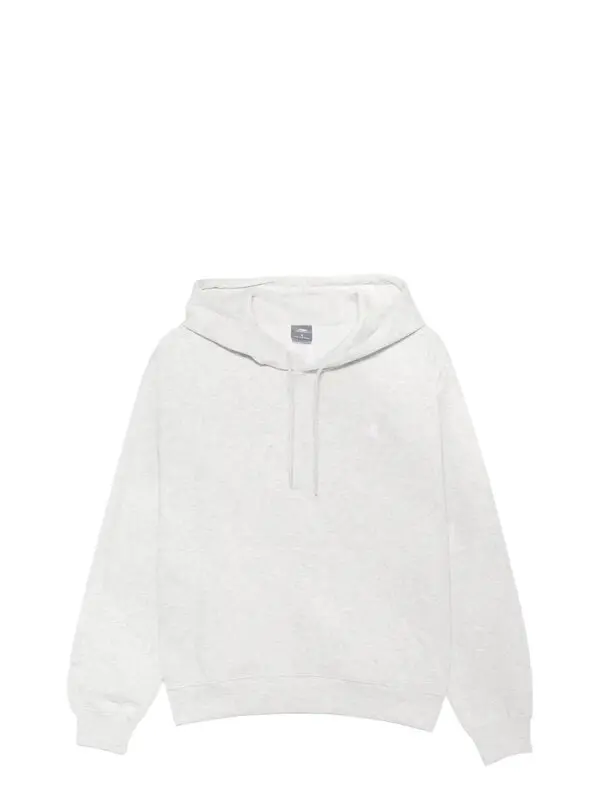 NEW BALANCE Logo-embroidered Hoodie - Grey