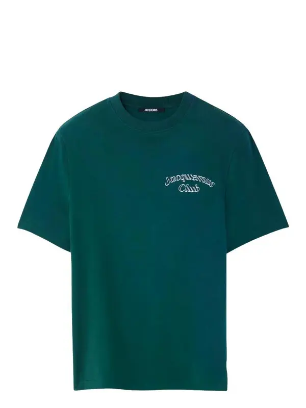 Jacquemus The Club Embroidered T-shirt - Green