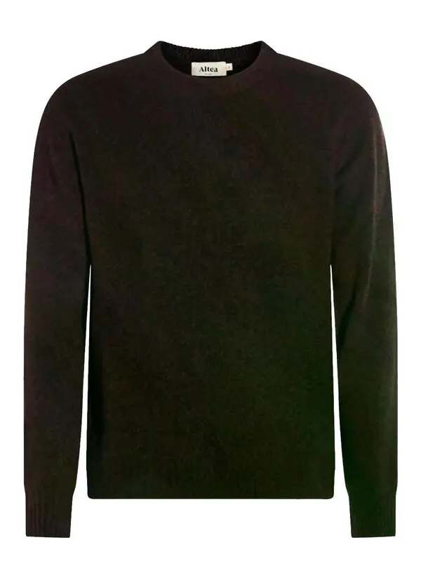 Altea Speckled Crew-neck Sweater - Brown