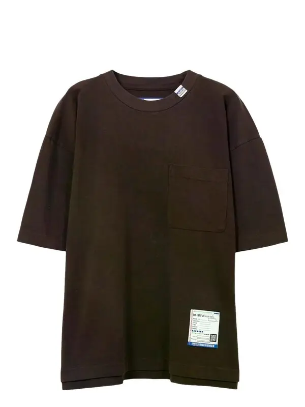 IN･STRU(MEN-TAL). Pocket Half-sleeve T-shirt - Brown