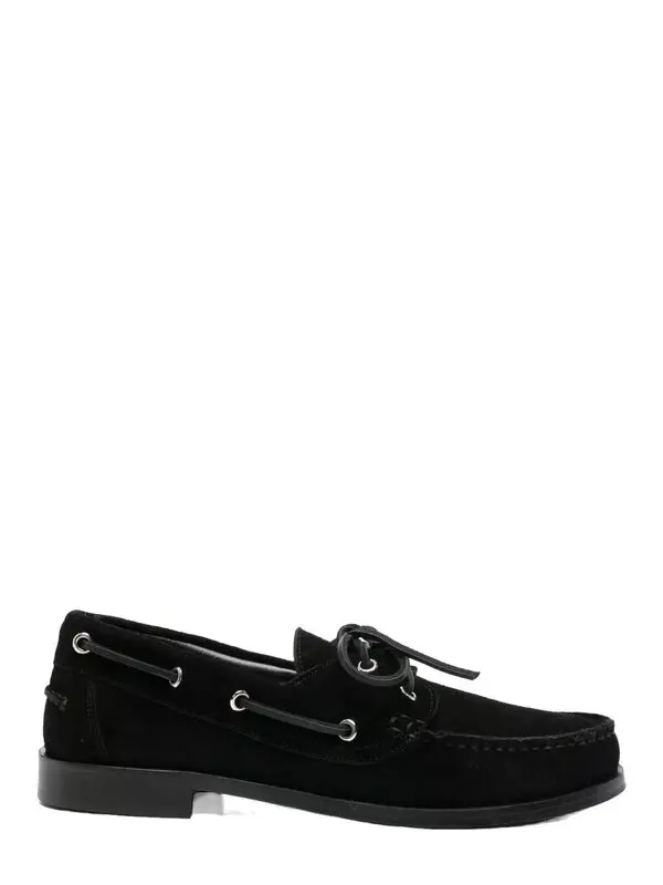 AeydĒ Harris Boat Shoes - Black