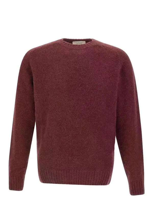FILIPPO DE LAURENTIIS Ribbed Crew-neck Sweater - Red