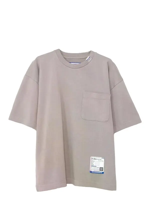 IN･STRU(MEN-TAL). Pocket Short-sleeve T-shirt - Grey