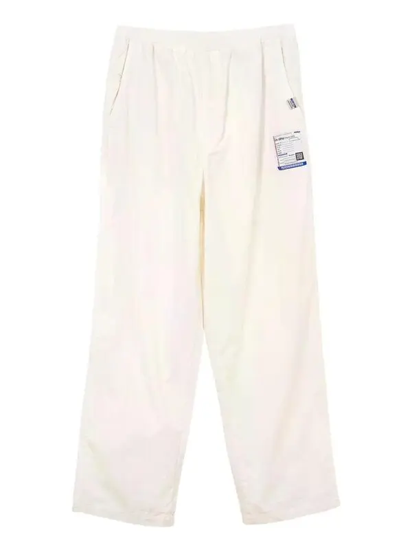 IN･STRU(MEN-TAL). Elastic-waistband Trousers - White