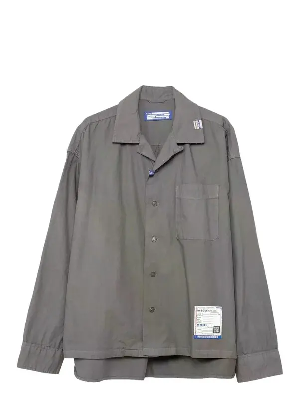 IN･STRU(MEN-TAL). Long-sleeve Pocket Shirt - Grey